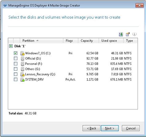 os imaging disk imaging os image capturing tool and software os deployer