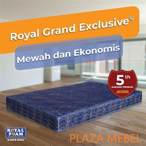 Jual Kasur Busa Royal Foam Grand Exclusive Tebal Cm Shopee Indonesia