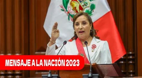Mensaje a la Nación resumen del discurso de Dina Boluarte por Fiesta