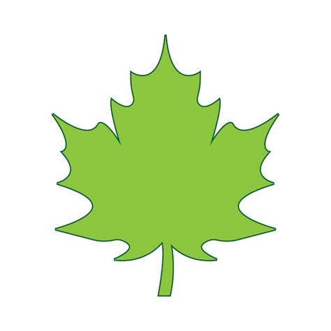 Ilustraci N De Vector De Hoja De Arce Vector Premium