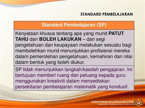 PPT KURIKULUM STANDARD SEKOLAH RENDAH KSSR PowerPoint Presentation