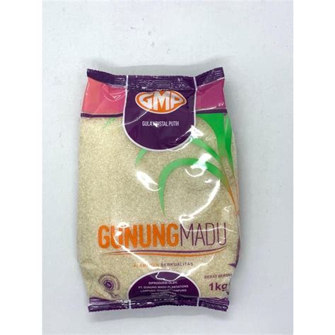 Jual GULA PASIR KEMASAN GMP GUNUNG MADU 1 KG Shopee Indonesia