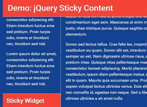Create Sticky Floating Sidebar Ads With Jquery Banner Scroll Jquery