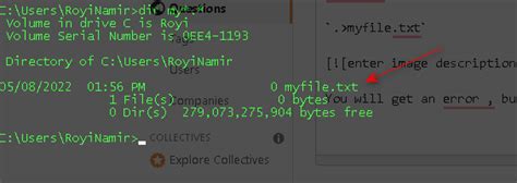 Create An Empty File On The Commandline In Windows Like The Linux