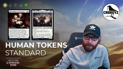 Standard Human Tokens Crimson Vow CROKEYZ MTG Arena YouTube