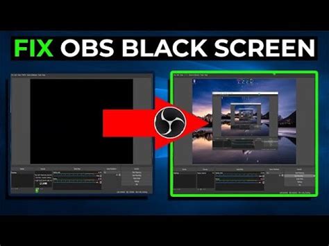 HOW TO FIX OBS BLACK SCREEN ERROR U TECHNOBANDA