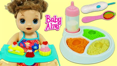 Feeding Baby Alive Doll A Magic Meal Dish Visiting The Dentist Toy
