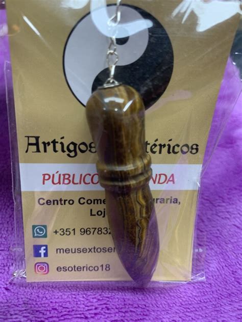 Pendulo Egipcio Olho Tigre Meu Sexto Sentido