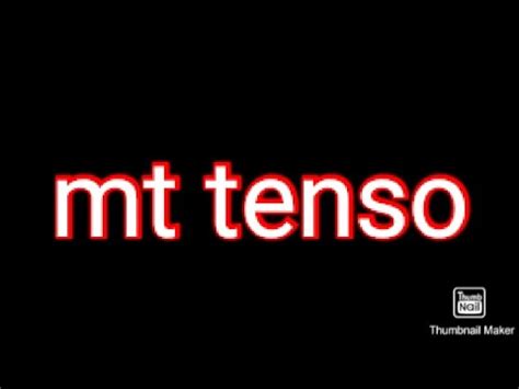 Tenso YouTube