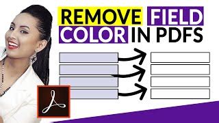 How To Change Text Field Border And Fill Color In A Fillable Pdf File