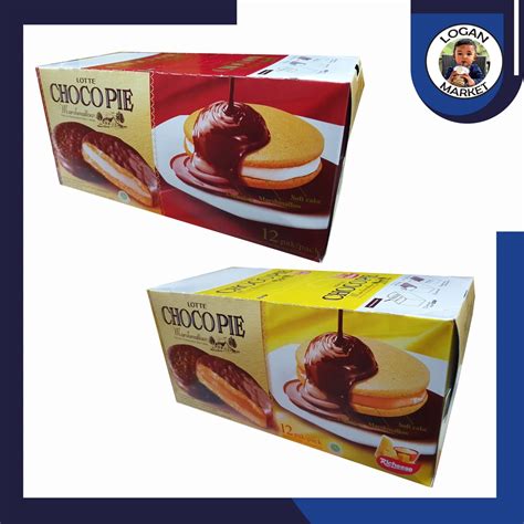 Jual Lotte Pie Chocopie Isi Pcs Pcs Varian Coklat N Keju Shopee
