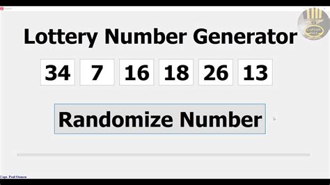 How To Create A Lottery Number Generator Using Random Function With
