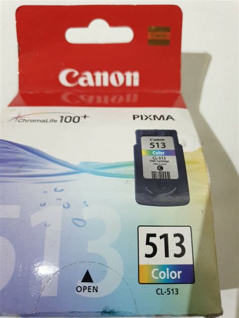 PG 512 CL 513 Canon Genuine Black Tri Colour Ink Cartridges Canon