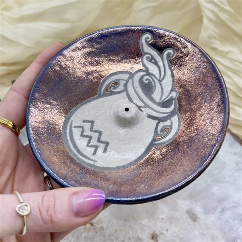 Sage Goddess Amphora Raku Incense Holder For Inspiration