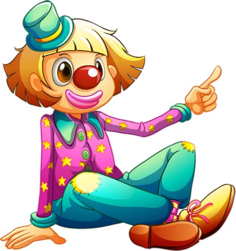Clown Colored Png Transparent Pagliaccio Payaso