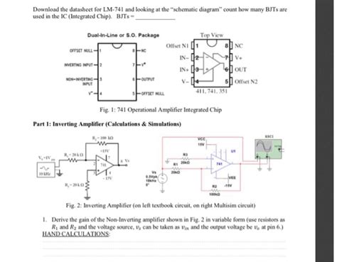Investing And Non Inverting Amplifier Using Ic Datasheet