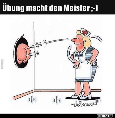 Übung macht den Meister Lustige Bilder Sprüche Witze echt