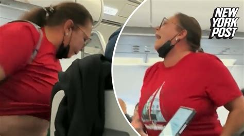Bizarre Moment Woman Pulls Down Her Pants Mid Flight To Go To The