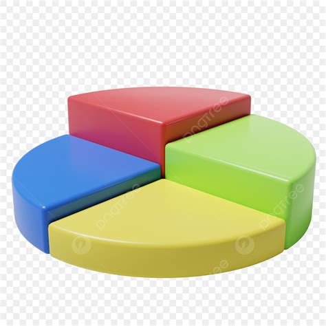 Pie Chart 3d Transparent PNG 3d Pie Chart Graph Vector Illustration