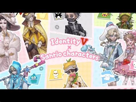 Sanrio Characters Identity V Crossover Official Cafe 2023 PV YouTube