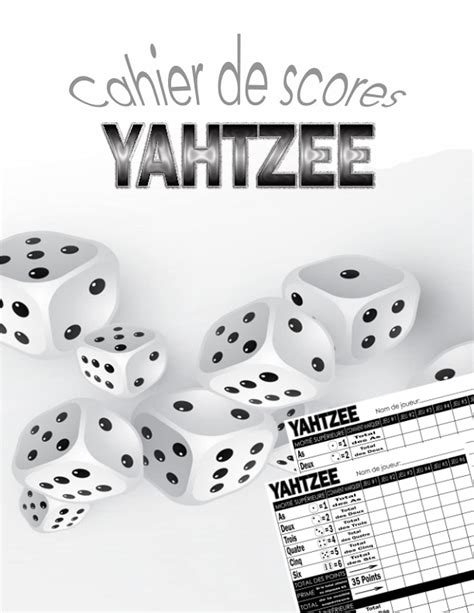 Buy YAHTZEE Cahier de scores 130 feuilles de scores à remplir du jeu