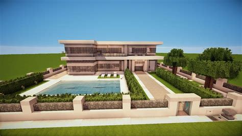 Bauplan Minecraft Haus Zum Nachbauen Mittelklasse Haus Einsteiger
