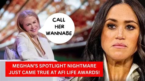 Nicole Kidman Takes Aim At Meghan Markle In Fiery Speech History