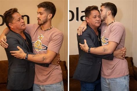 Jo O Guilherme Prestigia Show Do Pai Leonardo Ap S Pol Micas