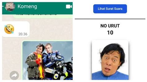 Setelah Foto Ekspresi Kocak Di Surat Suara Foto Profil Wa Komeng
