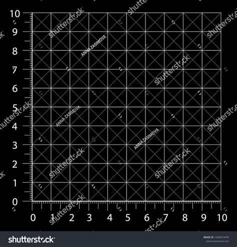 measured grid graph plotting grid corner stock vector royalty free 1309019470 shutterstock