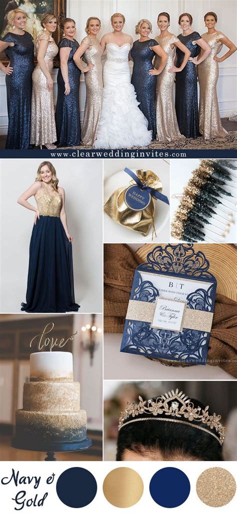 10 Most Popular Navy Blue Wedding Color Palette Ideas For 2023 Clear