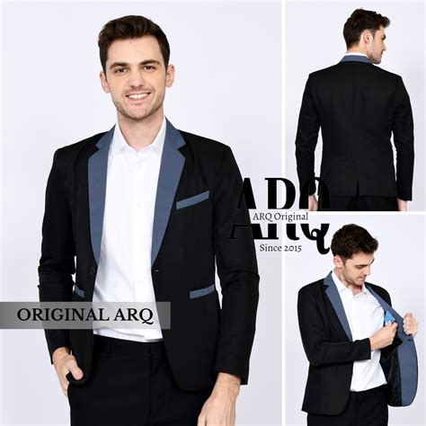 Jual TERBARU JAS BLAZER PRIA SLIMFIT FORMAL CASUAL BAHAN PREMIUM