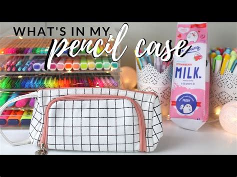 What S In My Pencil Case Basic Liste English Esl Video Lessons