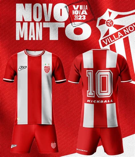 Villa Nova lança a primeira camisa de jogo para a temporada 2023