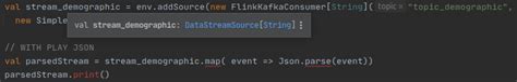 Json Flink In Scala Problem With Map When Trying To Apply It To A