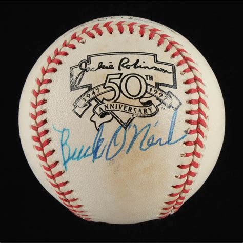 Buck O Neil Signed ONL Baseball JSA COA Pristine Auction
