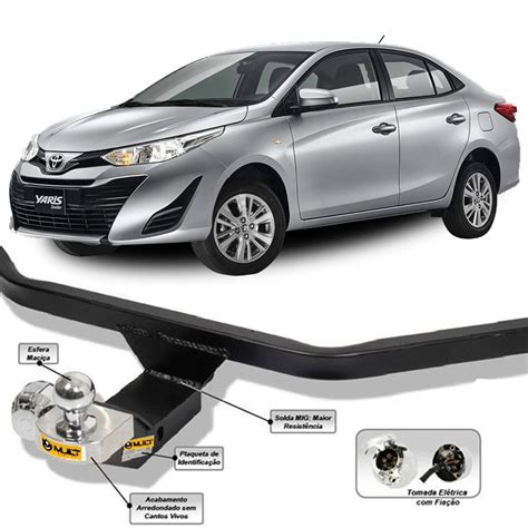 Engate Reboque Toyota Yaris Hatch Sedan A Xl Xs Xls Kg