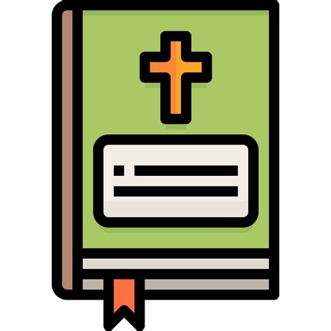 Bible Justicon Lineal Color Icon