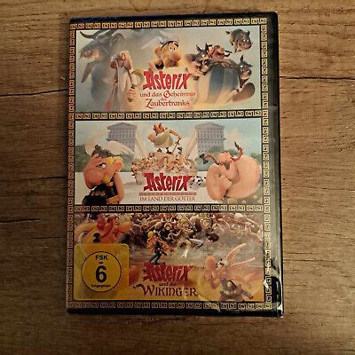 Asterix im Land der Götter und Wikinger das Geheimni 3 DVDs