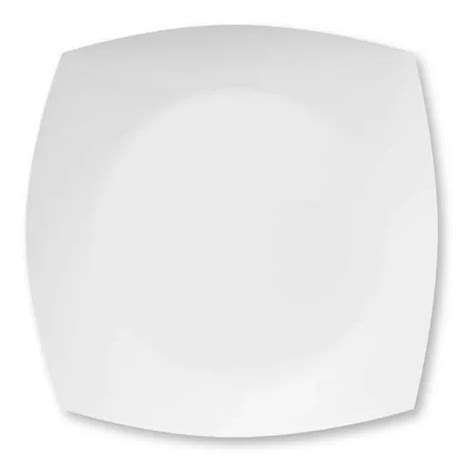 Plato Hondo Cuadrado Vidrio Templado Opal Cm X Cuotas