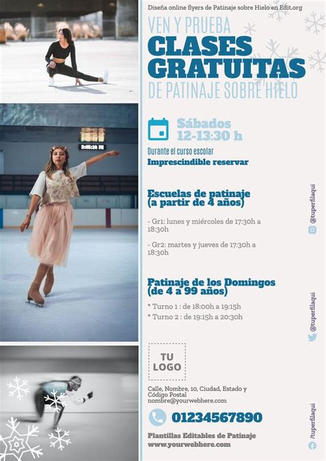 Patinaje crea flyers y pósters online