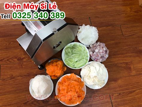 Máy thái lát cắt lát xắt lát dưa leo dưa chuột thành lát dài hoặc