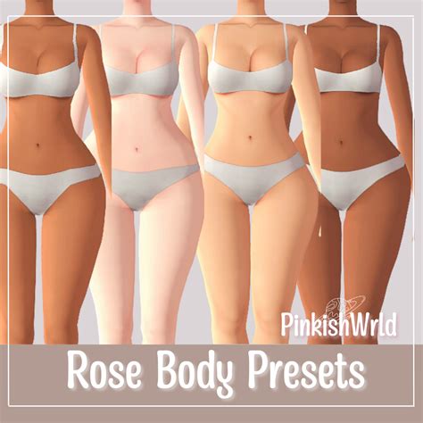 Rose Body Preset By Pinkishwrld Screenshots The Sims Create A Sim