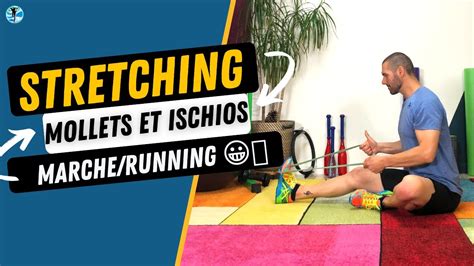 Étirement des mollets et des ischio jambiers après la marche ou après