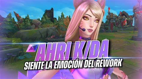 AHRI KDA Deslumbra El ESCENARIO CON SU REWORK VISUAL AHRI ASU