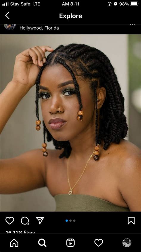 Pin by Sabiné Moore on Hair Short box braids hairstyles Protective