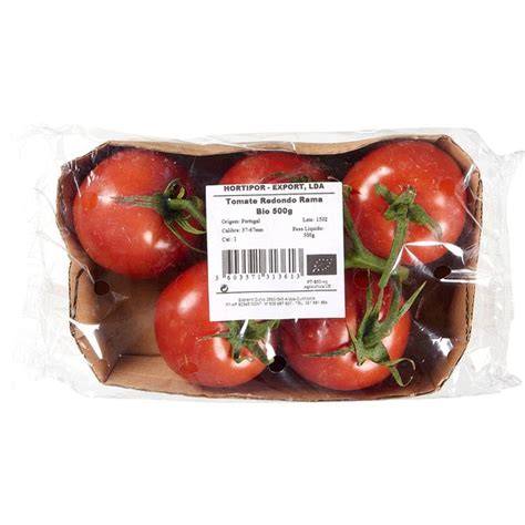 Tomate Redondo Rama Bio embalagem 500 g Supermercado El Corte Inglés