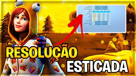 NOVA RESOLUÇÃO DA TELA ESTICADA FORTNITE YouTube
