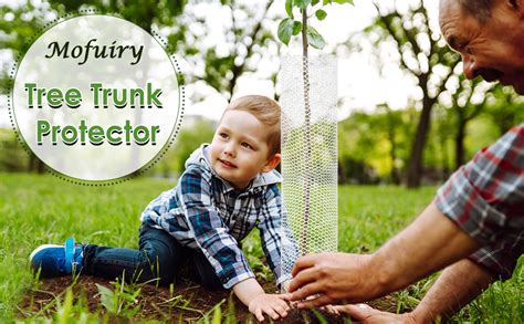 Amazon 4 Pack Tree Trunk Protectors Nursery Mesh Tree Bark