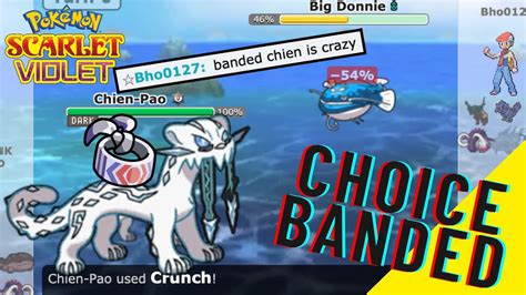CHOICE BANDED CHIEN PAO IS WILD Pokemon Scarlet And Pokemon Violet